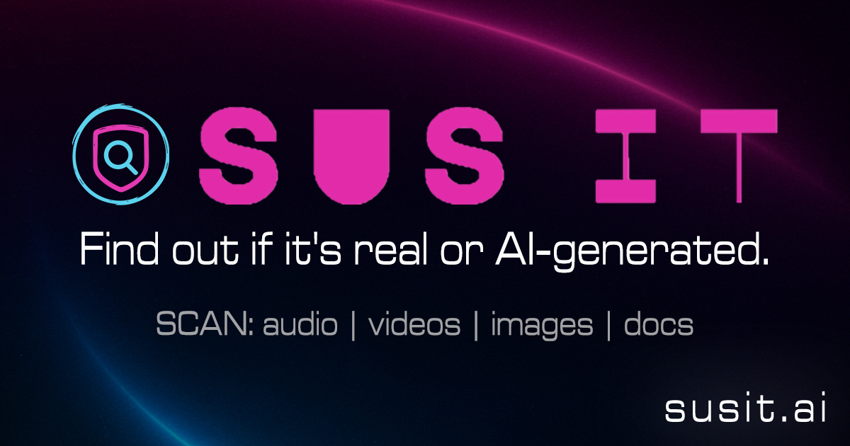 SUS IT - Free AI Detector | Check Any Content for AI